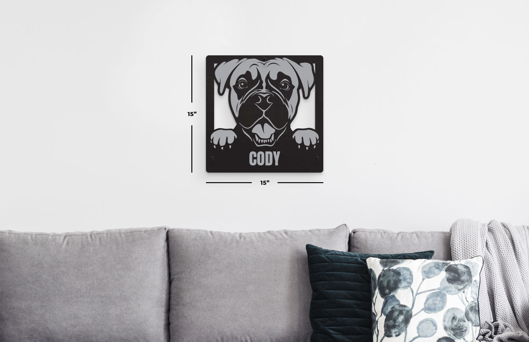 Boxer Dog Sign - Kulapix